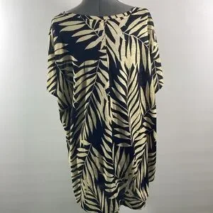 Nicole Miller | Tops | Nicole Miller Women Top 0 Linen Size 2x Black ...